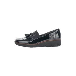 Rieker Slipper 'Softlack-Slipper' Damen Gr&ouml;&szlig;e 40 schwarz Sommerschuhe