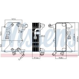 NISSENS &Ouml;lk&uuml;hler, Automatikgetriebe 90894 f&uuml;r Audi