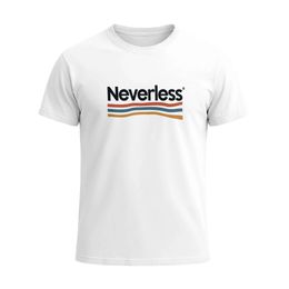 Neverless Shirt 'Color Waves' male size XXXL White