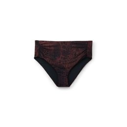 CALZEDONIA Bikinihose 'DARK ANIMALIER' Damen Gr&ouml;&szlig;e XL braunmeliert / schwarz