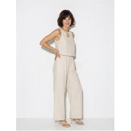 Bianco Lucci Jumpsuit female size L Beige