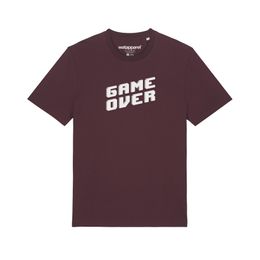Watapparel Shirt ' Game Over ' male size M Brown / White