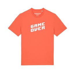 Watapparel Shirt 'Game Over' male size XXL Orange / White
