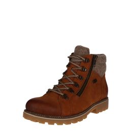 Remonte Lace-Up Ankle Boots female size 36 Cognac / Cappuccino