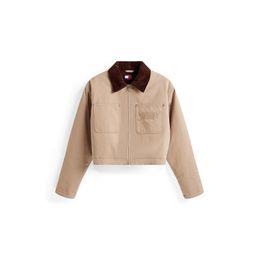 Tommy Jeans &Uuml;bergangsjacke 'Coach' Damen Gr&ouml;&szlig;e XXS beige Sommerjacke