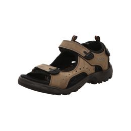 Ecco Sandals 'Sandalette Herren 822044-02114 nutmeg brown Nubukleder in braun' male size 45 Brown