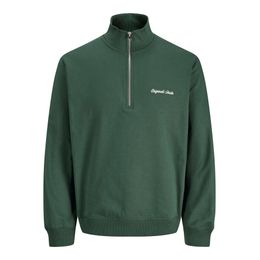 Jack & Jones Jack & Jones Sweatshirt 'JOR' Herren Gr&ouml;&szlig;e L gr&uuml;n / wei&szlig;