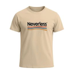 Neverless Shirt 'Color Waves' Herren Gr&ouml;&szlig;e S beige