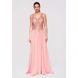 Ombre Abendkleid Damen Gr&ouml;&szlig;e 36 orange Sommerkleid