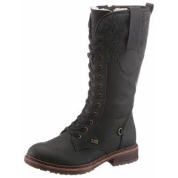 Rieker Schn&uuml;rstiefel Damen Gr&ouml;&szlig;e 38 schwarz