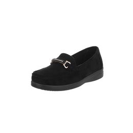 Ital-Design Mokassin Damen Gr&ouml;&szlig;e 37 schwarz Sommerschuhe