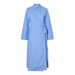 Selected Shirt Dress 'SLFAviana' female size 38 Royal blue