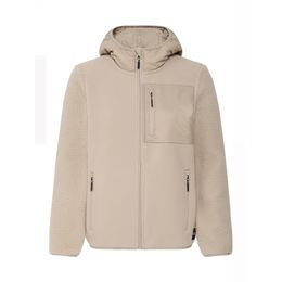 North Bend Fleecejacke ' NBMattea W ' Damen Gr&ouml;&szlig;e L beige