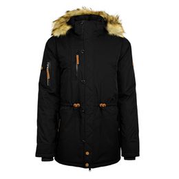 brigg Winter Parka 'Herren Parka Peer Schwarz' male size 5XL Black