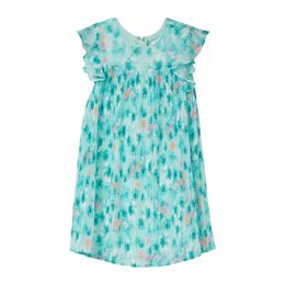 s.Oliver Kleid M&auml;dchen Gr&ouml;&szlig;e 122 t&uuml;rkis / pfirsich / rosa