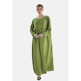 Elara Kleid Damen Gr&ouml;&szlig;e 34/42 oliv Sommerkleid