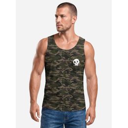 Neverless Shirt 'Skull' male size XL Green