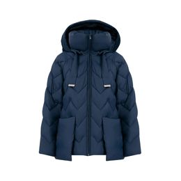 Finn Flare Winter Jacket 'Nordic Grid' female size L Dark blue