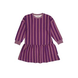 Walkiddy Kleid Purple Lines-Sweat Dress | Gr.: 140