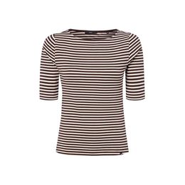 Zero T-Shirt in schoko ecru | Gr.: 34