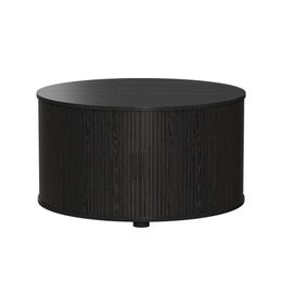 VICCO Couchtisch, Schwarz, Holzwerkstoff, Rund, 80x45x80 cm, Wohnzimmer, Wohnzimmertische, Couchtische