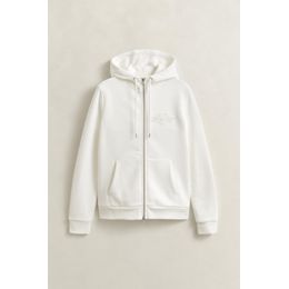 Gant Sweatjacke Damen Gr&ouml;&szlig;e XXL ecru