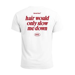 Neverless Shirt 'no hair' Herren Gr&ouml;&szlig;e XS wei&szlig;