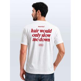 Neverless Shirt 'no hair' Herren Gr&ouml;&szlig;e XXXL wei&szlig;