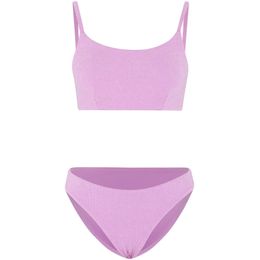 Chiemsee Bikini-Set in Smoke Fabric ' Bikini Tight Fit ' Damen Gr&ouml;&szlig;e L lila