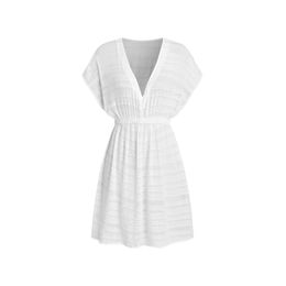 Cupshe Strandkleid 'Elasticized waist' Damen Gr&ouml;&szlig;e 34 wei&szlig;