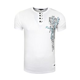 Rusty Neal T-Shirt Herren Gr&ouml;&szlig;e XL blau / schwarz / wei&szlig;