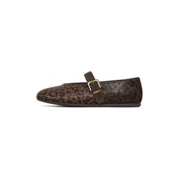 CESARE GASPARI Ballerina Damen Gr&ouml;&szlig;e 39 dunkelbraun Sommerschuhe