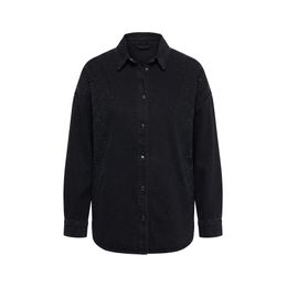 Ulla Popken Bluse Damen Gr&ouml;&szlig;e XXXL/4XL schwarz