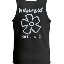 Neverless Shirt 'Minimal Blossom' male size XXL Black