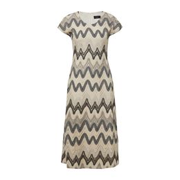 s.Oliver BLACK LABEL Kleid Damen Gr&ouml;&szlig;e S beige / dunkelbeige / schwarz