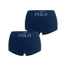 Polo Ralph Lauren Short Pajama Set ' Ribbed Seamless ' female size XXL Navy