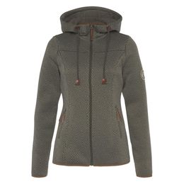 active by Lascana Lascana Active Funktionsfleecejacke Damen Gr&ouml;&szlig;e XS oliv / pastellgr&uuml;n