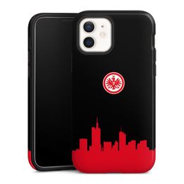 DeinDesign iPhone 12 mini Handy Panzer Handyh&uuml;lle robuste Outdoor H&uuml;lle Schutzh&uuml;lle gl&auml;nzend Eintracht Frankfurt Sge Skyline Tough Case