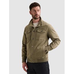 PME-Legend PME Legend Between-Season Jacket 'Cargo sweat jacket with zipper closure' male size M Green