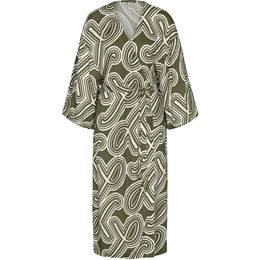 Triumph Strandkleid 'Beach MyWear Tunic Robe' Damen Gr&ouml;&szlig;e 50 creme / oliv