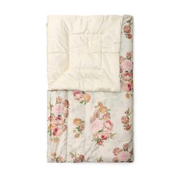 Essenza Blankets 'Orianna' male size 220x265 cm Cream / Green / Orange / Dusky pink