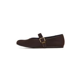 CESARE GASPARI Ballerina Damen Gr&ouml;&szlig;e 38 dunkelbraun Sommerschuhe