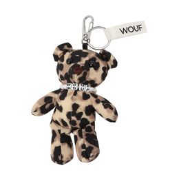 Wouf Key Ring 'Feline' female size One size Camel / Sand / Black