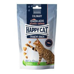 Happy Cat Culinary Crunchy Snack Atlantik-Lachs Katzensnacks All in One Concept 5x70g