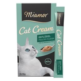 Miamor Cat Cream Gefl&uuml;gel Katzensnacks ohne Zuckerzusatz 11x6x15g