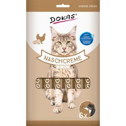 Dokas Naschcreme mit K&auml;se Katzensnacks getreidefrei 6x90g