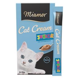 Miamor Cat Cream Junior Katzensnacks ohne Zuckerzusatz 11x6x15g