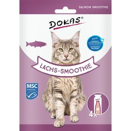 Dokas Lachs-Smoothie Katzensnacks kalorienarm 4x120ml
