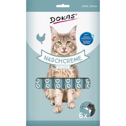 Dokas Naschcreme mit Leber Katzensnacks getreidefreie Rezeptur 6x90g