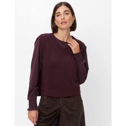Brax Damen Strickpullover Style ELISA blackberry violet, dunkles lila, Gr. 34